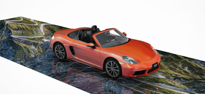 Porsche AR Print Ad | Augmented Reality Examples