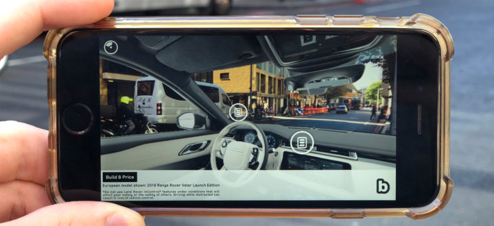 Jaguar Landrover Web AR | Augmented Reality Examples