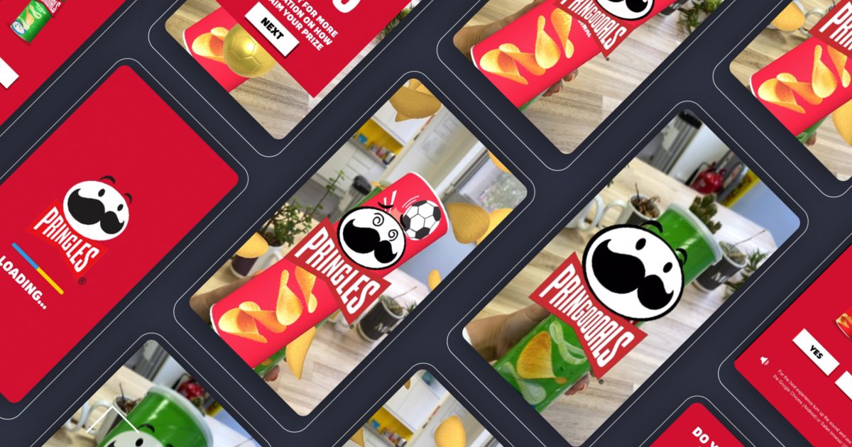 Pringles Web AR campaign