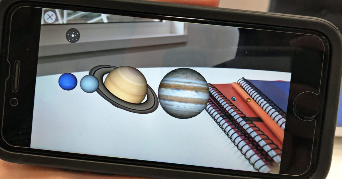 Solar system | Augmented Reality Education Examples
