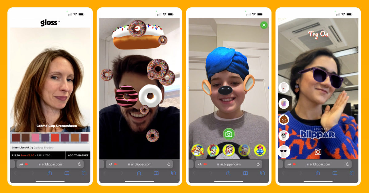 Face tracking now available by using the Blippar WebAR SDK - News - Blippar